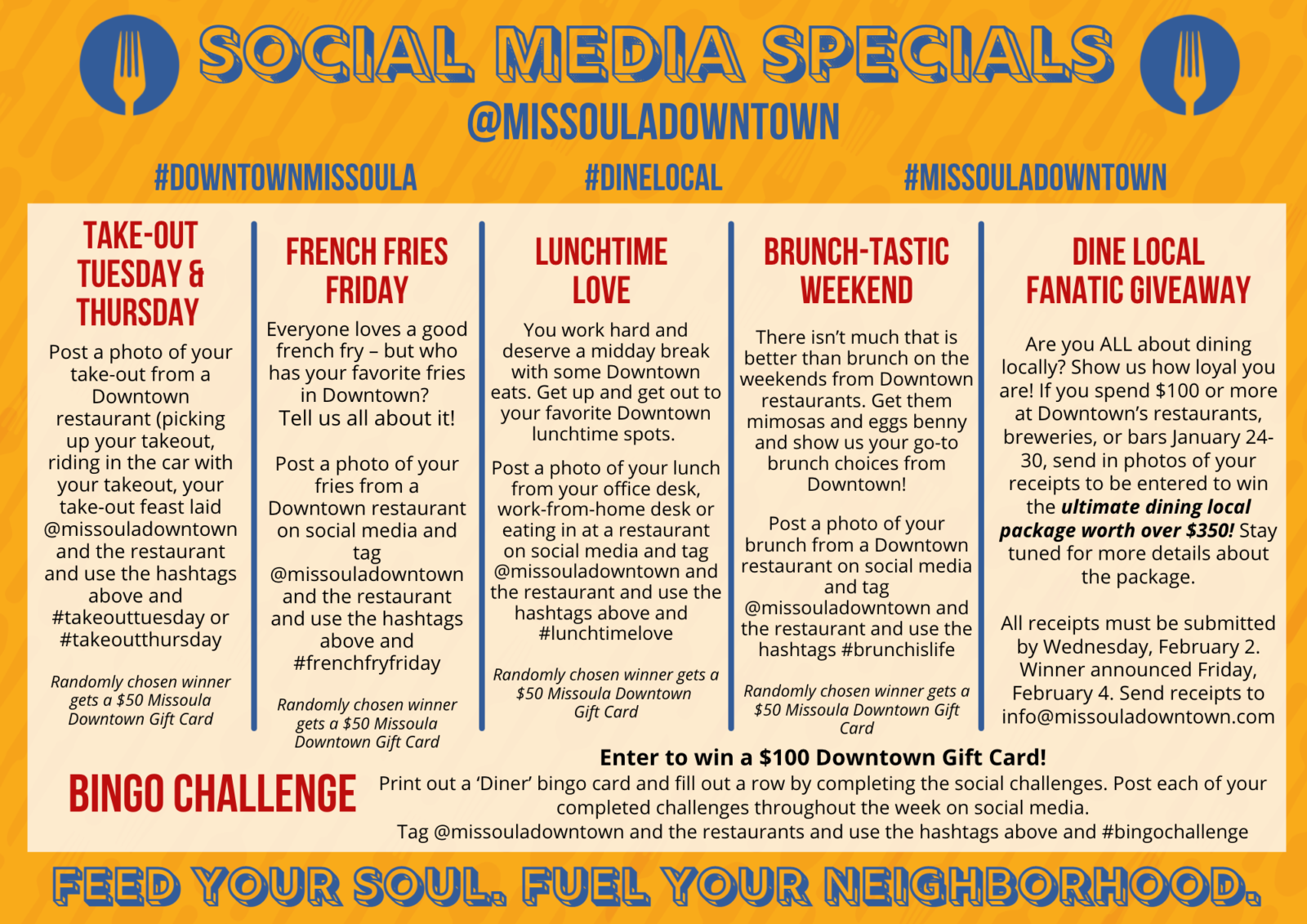 Downtown Dine Local Week - Downtown Missoula Partnership