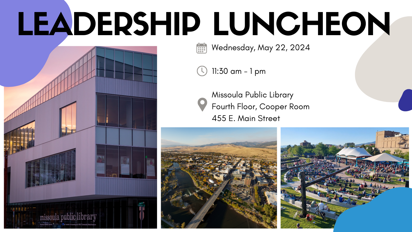 Downtown, City & County Leadership Luncheon - Downtown Missoula Partnership